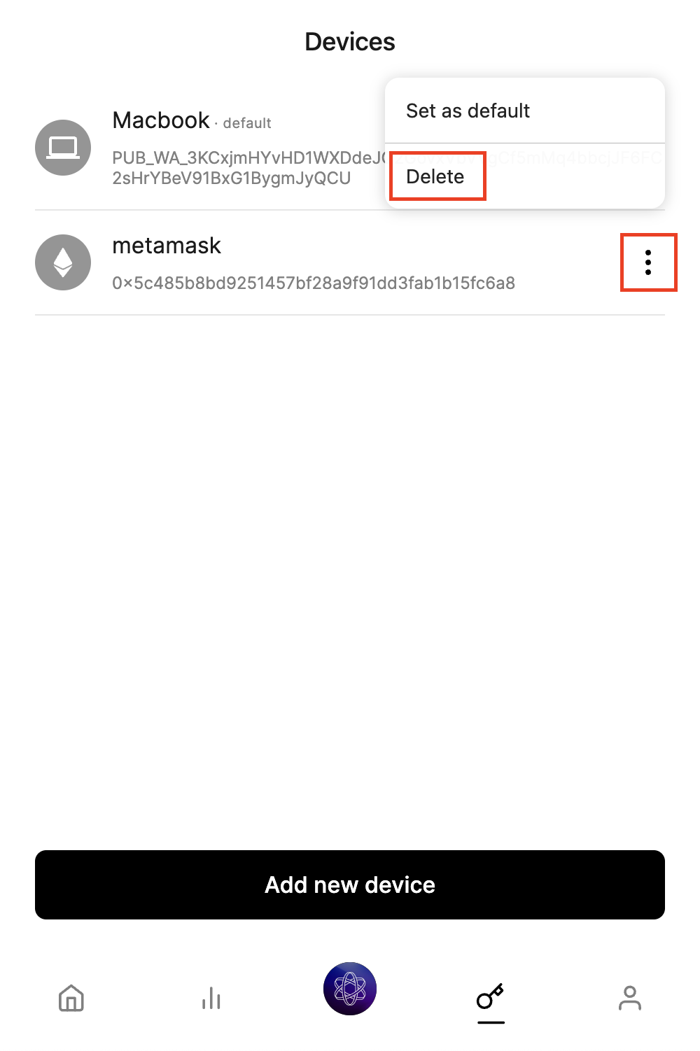 How do I add my devices on the WebAuth browser wallet? – XPR Network Knowledge Center