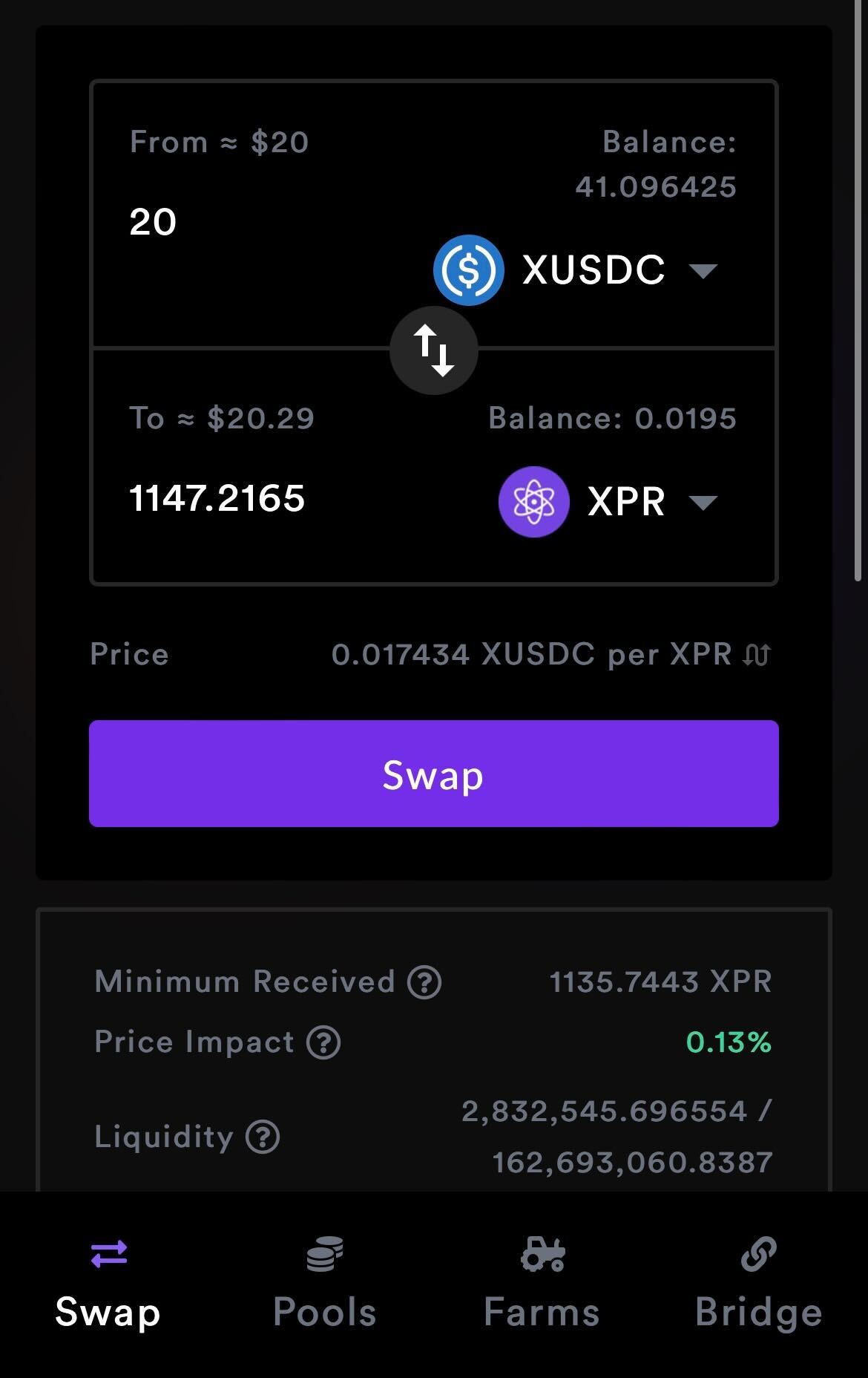 Comment utiliser Proton Swap avec l'application WebAuth Wallet ...